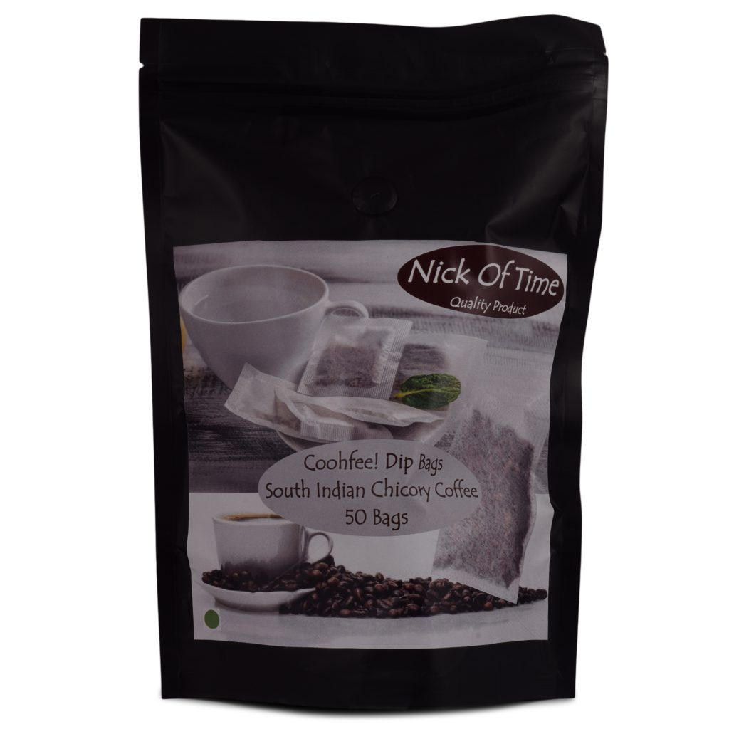 Chicory Coffee Dip Bags 100% Arabica AA Grade Dark Roast (Pack of 50 ...